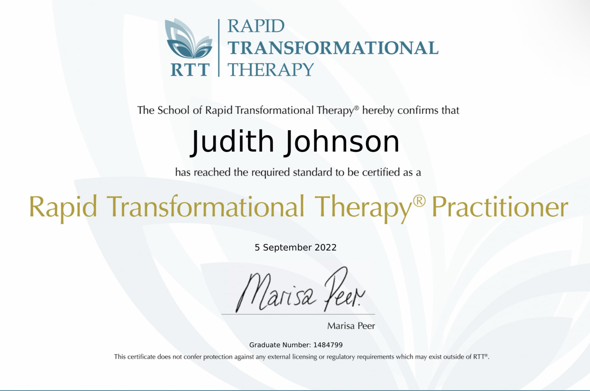 Rapid Transformational Therapy